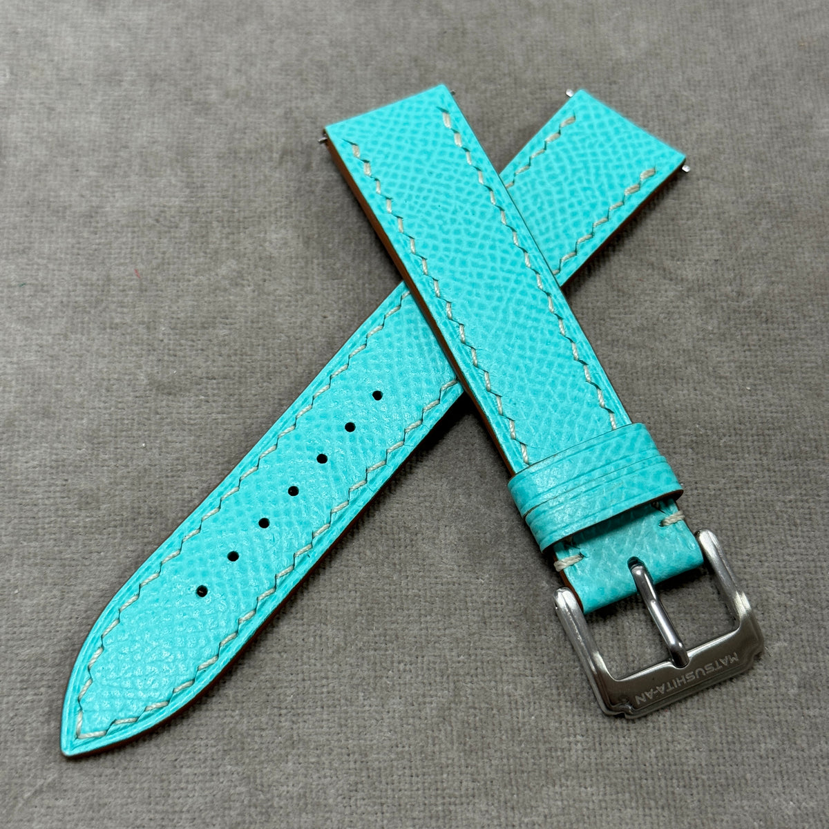 【French Calf】Turquoise Blue ロングサイズ 20-18mm – 松下庵